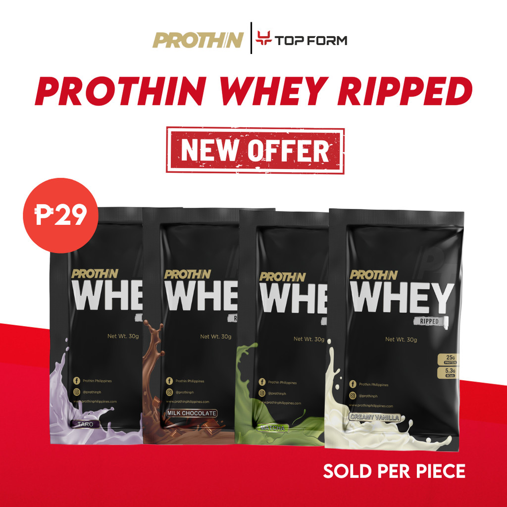 Prothin Whey Ripped - SOLD PER SACHET | Shopee Philippines