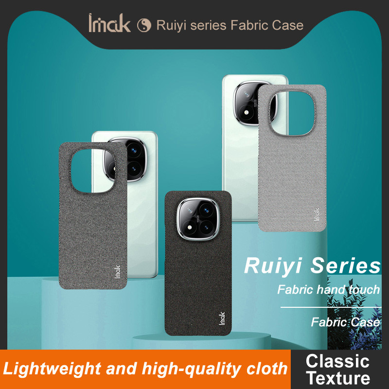 Redmi Note 14 Pro Case IMAK Ruiyi Series Fabric Case for Xiaomi Redmi Note14 Pro+ Plus 5G Cover ...
