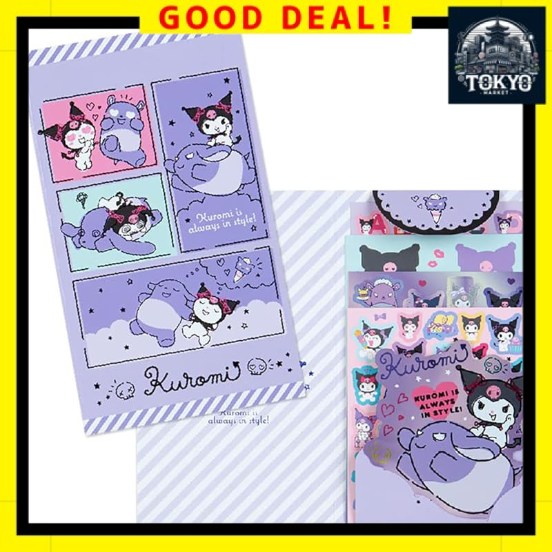 SANRIO Character Volume Sticker Set & Greeting Card Bundle | Shopee ...