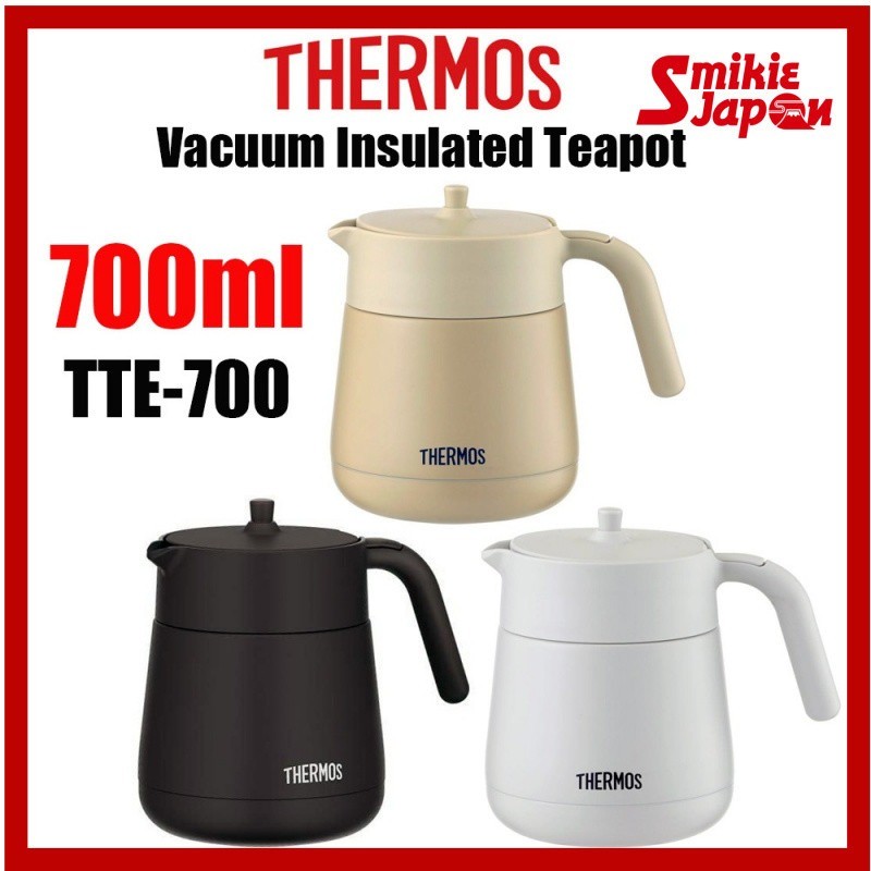 Thermos TTE-700 Vacuum Insulated Teapot with Strainer 700ml - Direct ...