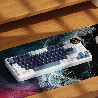 FEKER K75 Wireless Mechanical Keyboard 75% Multifunctional Display RGB ...