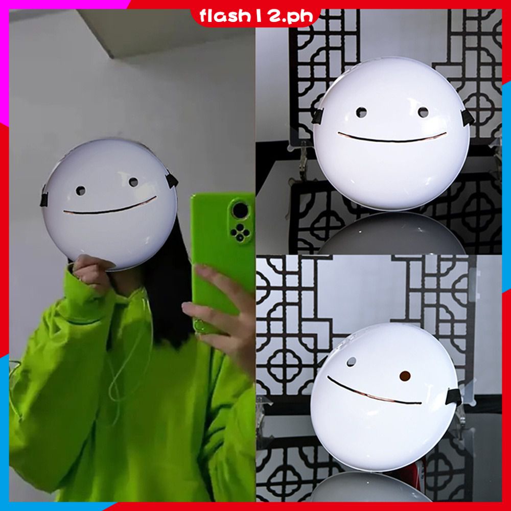 【ready】Cosplay Halloween Masks Dreams Masks Cartoon Anime White Smile ...