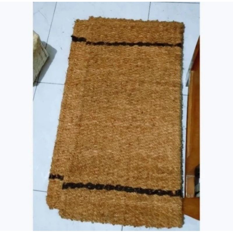 Plain Coconut Coir Fiber Mat Size 90x45cm anti Snake | Shopee Philippines
