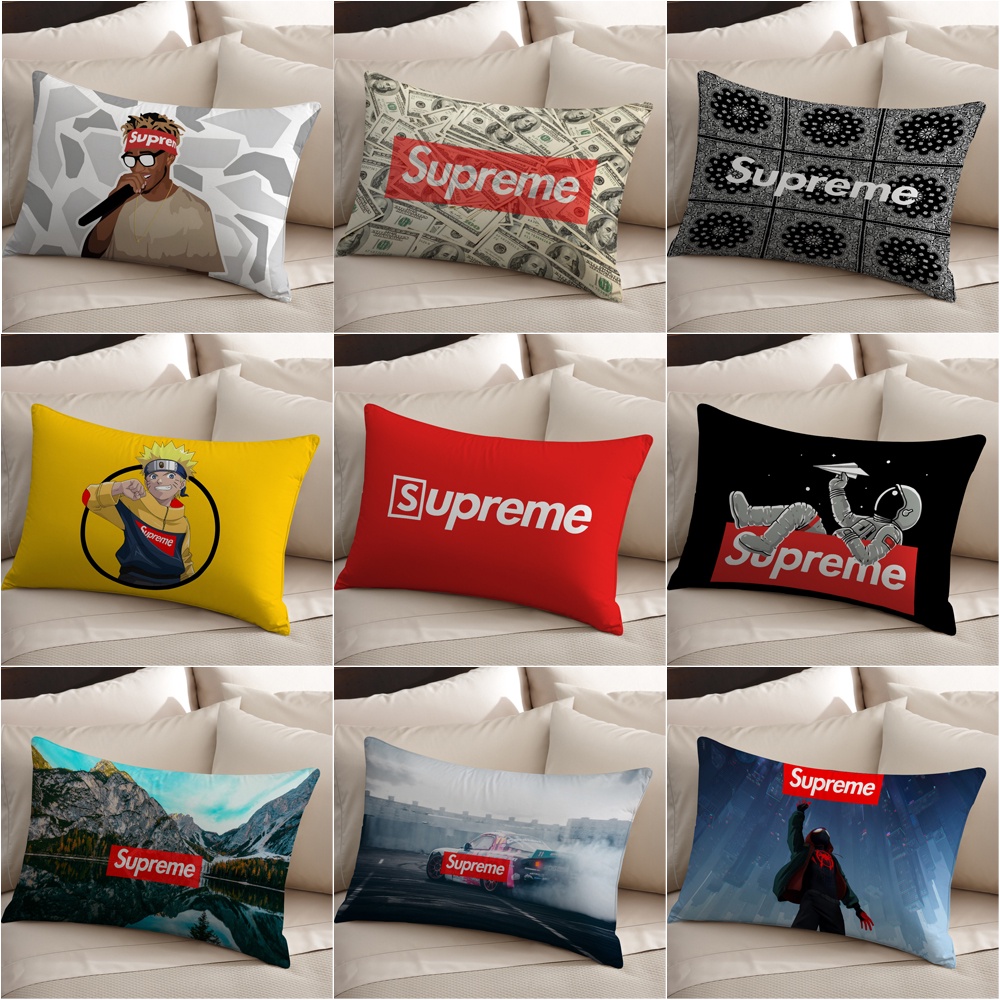 Supreme Logo Rectangular Pillow Case Single-sided Printed Pillow Cover ...