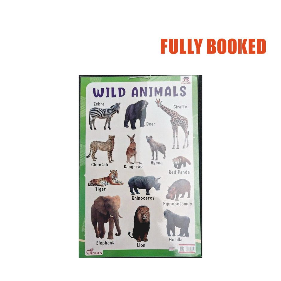 Pegasus: Wild Animals Educational Chart | Shopee Philippines