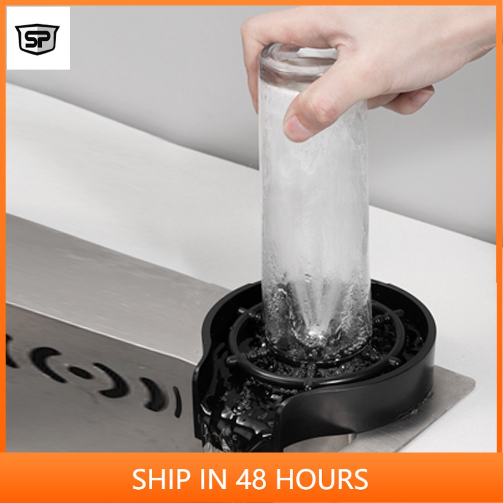 High Pressure Bottle Washer Kitchen Sink Faucet Glass Washer Rinser Cup ...