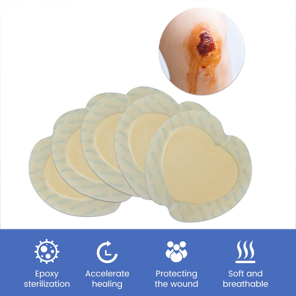 Silicone Gel Wound Dressing Adhesive For Bedsores Pressure Sores ...