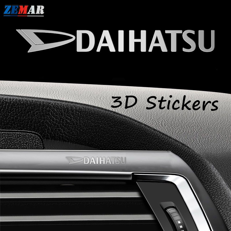 Daihatsu Car Logo 3D Metal Sticker Creative Decoration Automobile ...