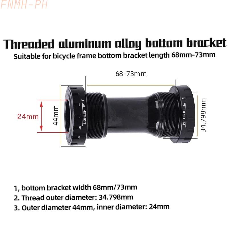 Bottom Bracket 24mm Aluminum Bicycle Accessories Hollowtech Mountain ...