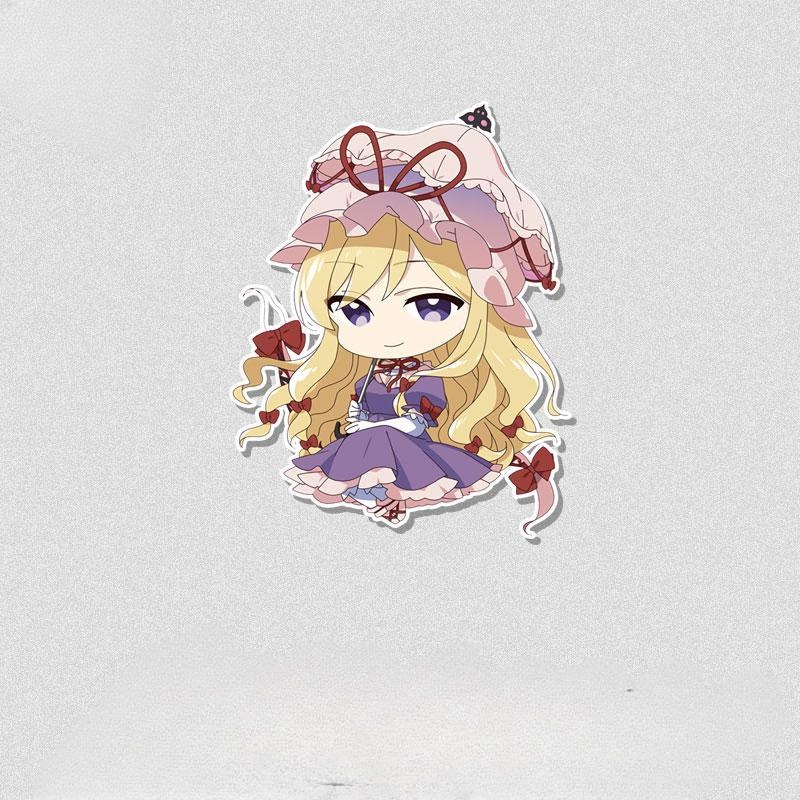 TOUHOU project Saigyouji Yuyuko Hakurei Reimu Yakumo Yukari cartoon Q ...