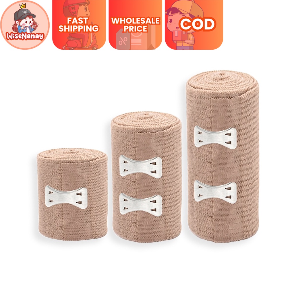 WiseNanay Elastic Bandage Benda 2, 3, 4 and 6 inches pilay Wrap First ...