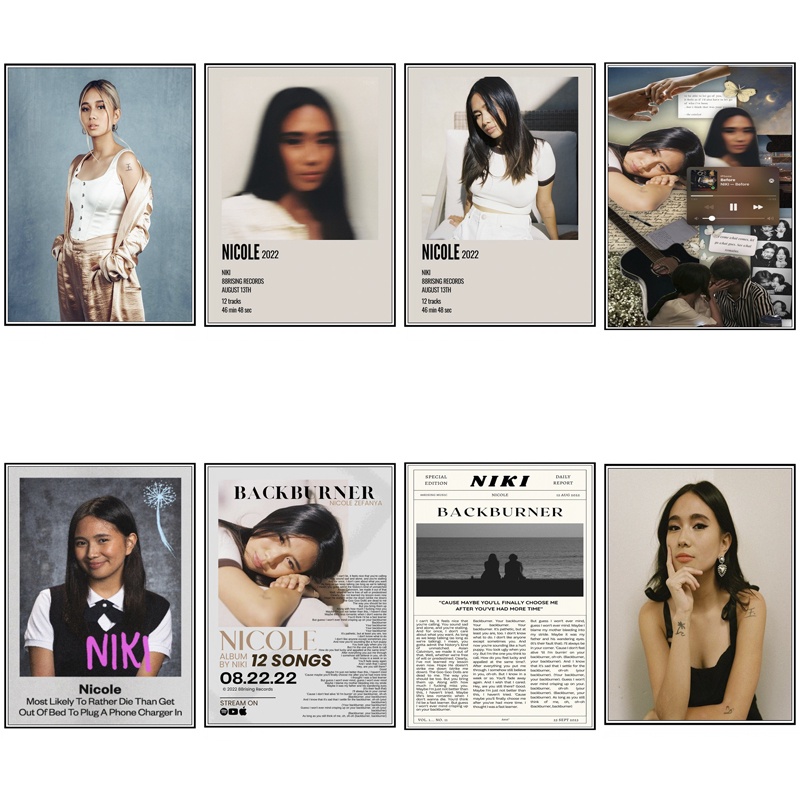 Nicole album Home poster decoration painting NIKI POSTER | Shopee ...