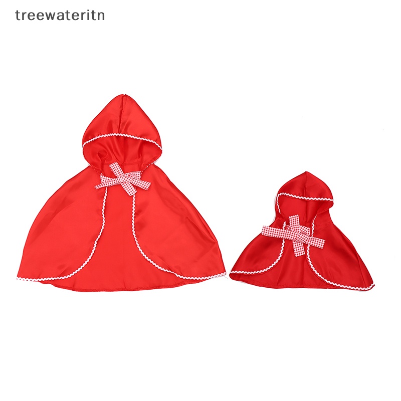 rn Little Red Riding Hood Costume Cape Dress Up Halloween Capelet ...