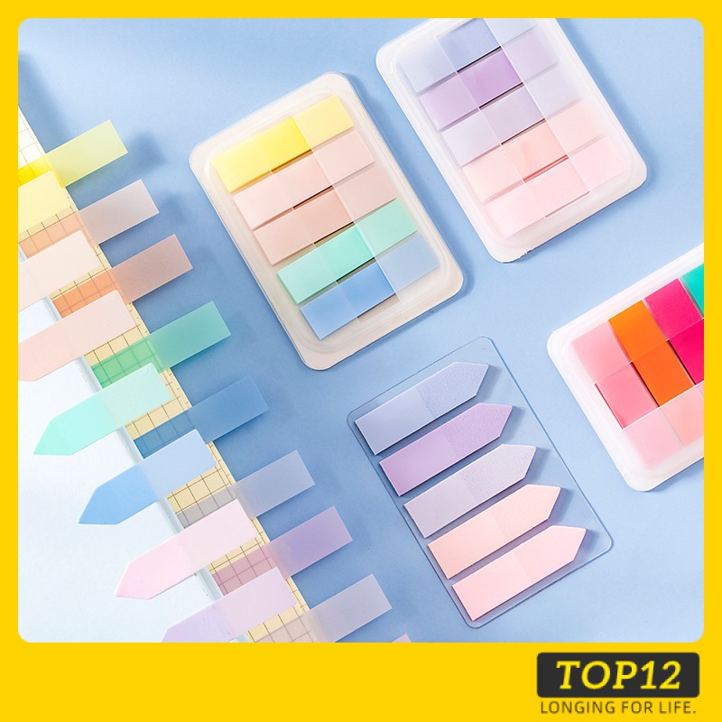 Top 12-gentle molandy transparent index sticker removable PET Arrow ...