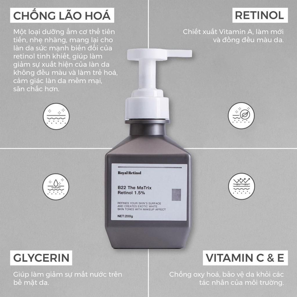 Royal Retinol Body Cream B22 The Matrix (200g) | Shopee Philippines