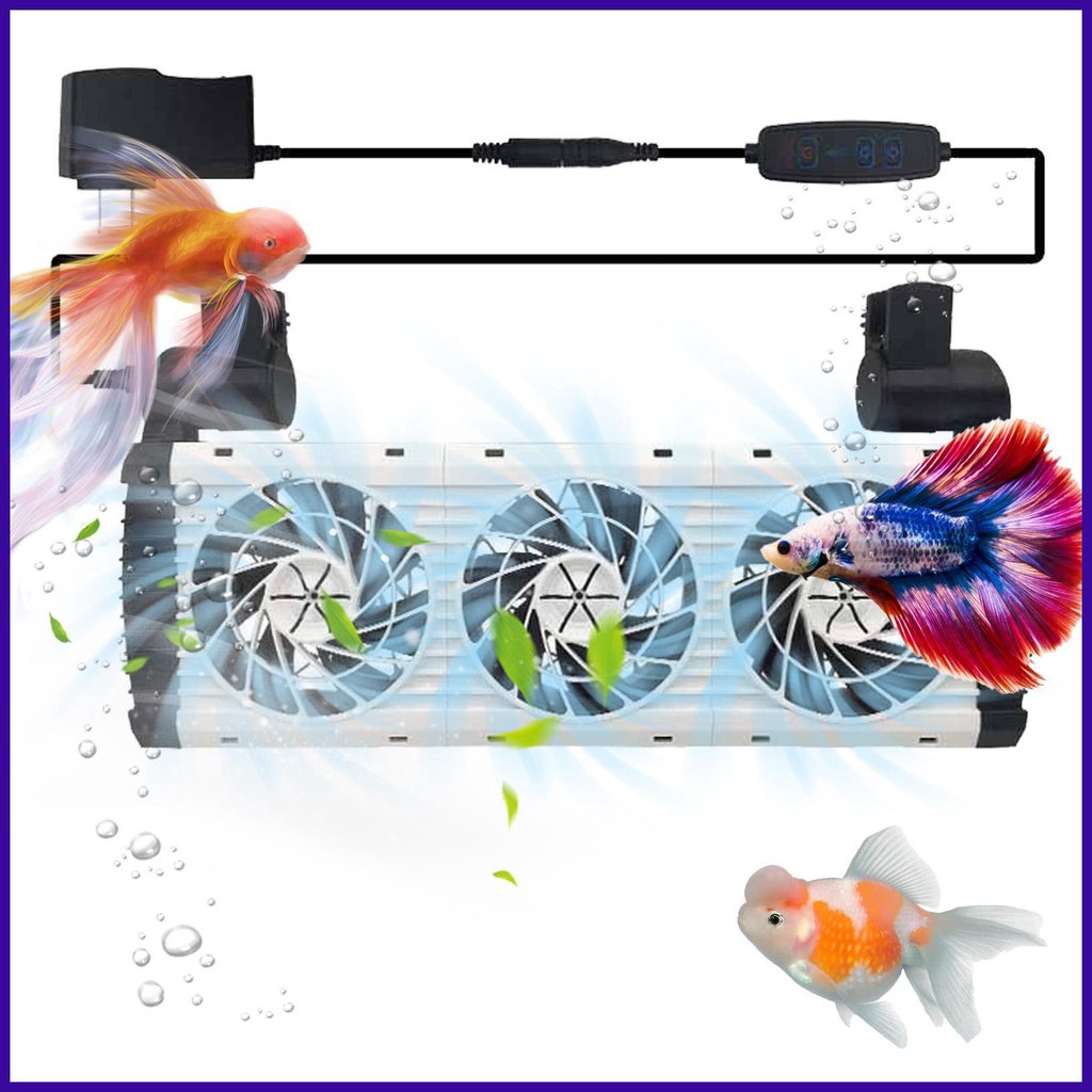 Aquarium Chiller Fish Tank Cooling Fan Aquarium Water Cooling Fan ...
