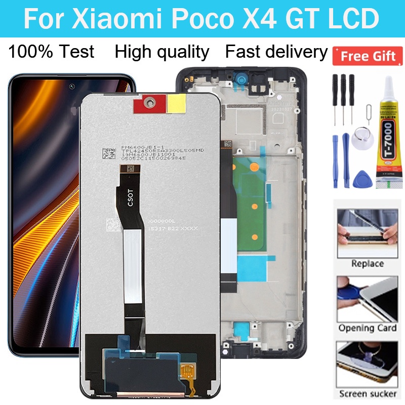 Original For Xiaomi Poco X4 GT 22041216G LCD Display Touch Screen ...