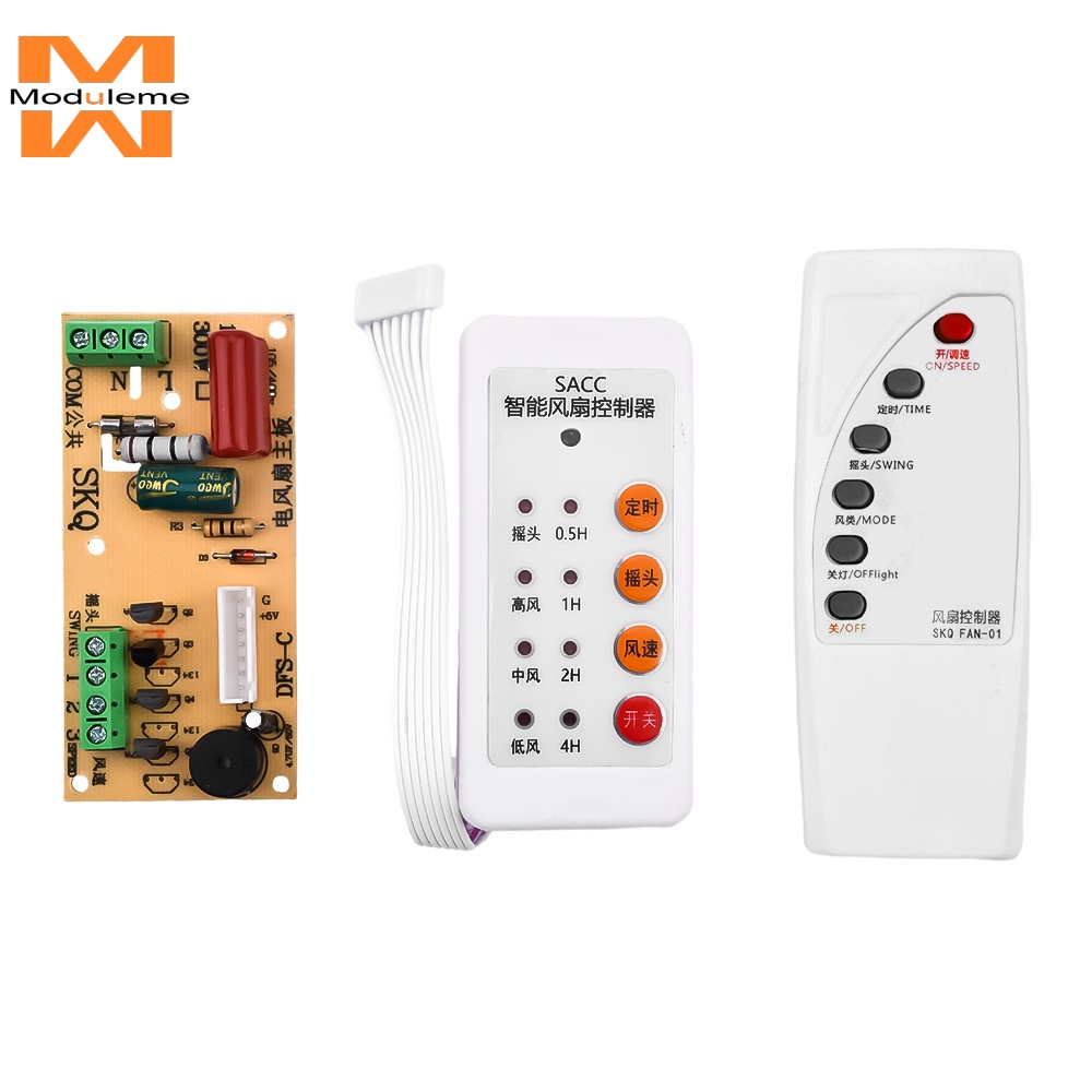 Ceiling Fan Remote Control Module Kit Universal and Compact Size Fan ...