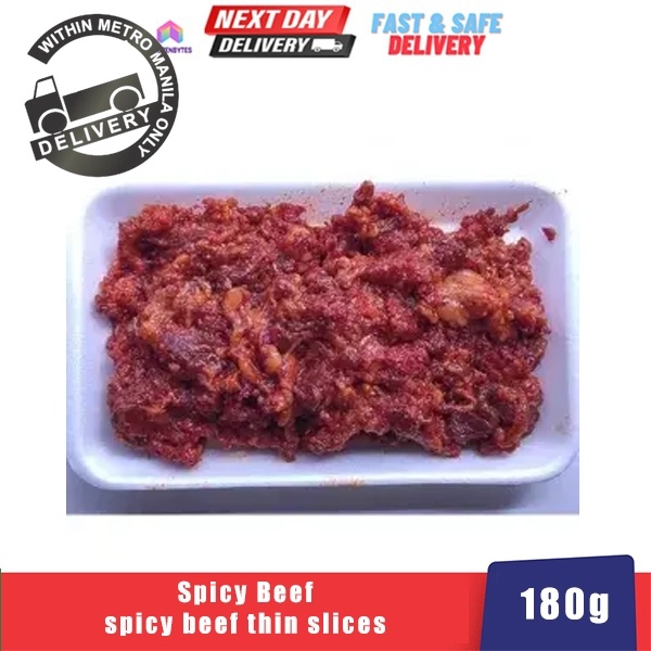 Spicy Beef | Spicy Beef Thin Slices 180g | Shopee Philippines