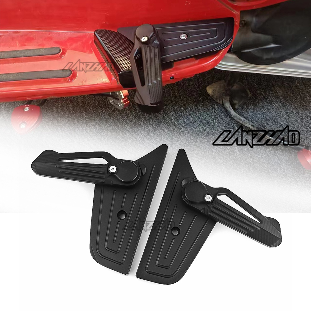 For VESPA S125 Lx125 Scooter Passenger Foot Peg Aluminum Foot Steps ...