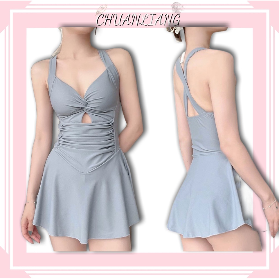 2023 New Style Swimsuit Women Summer One Piece Sexy Halterneck Sling