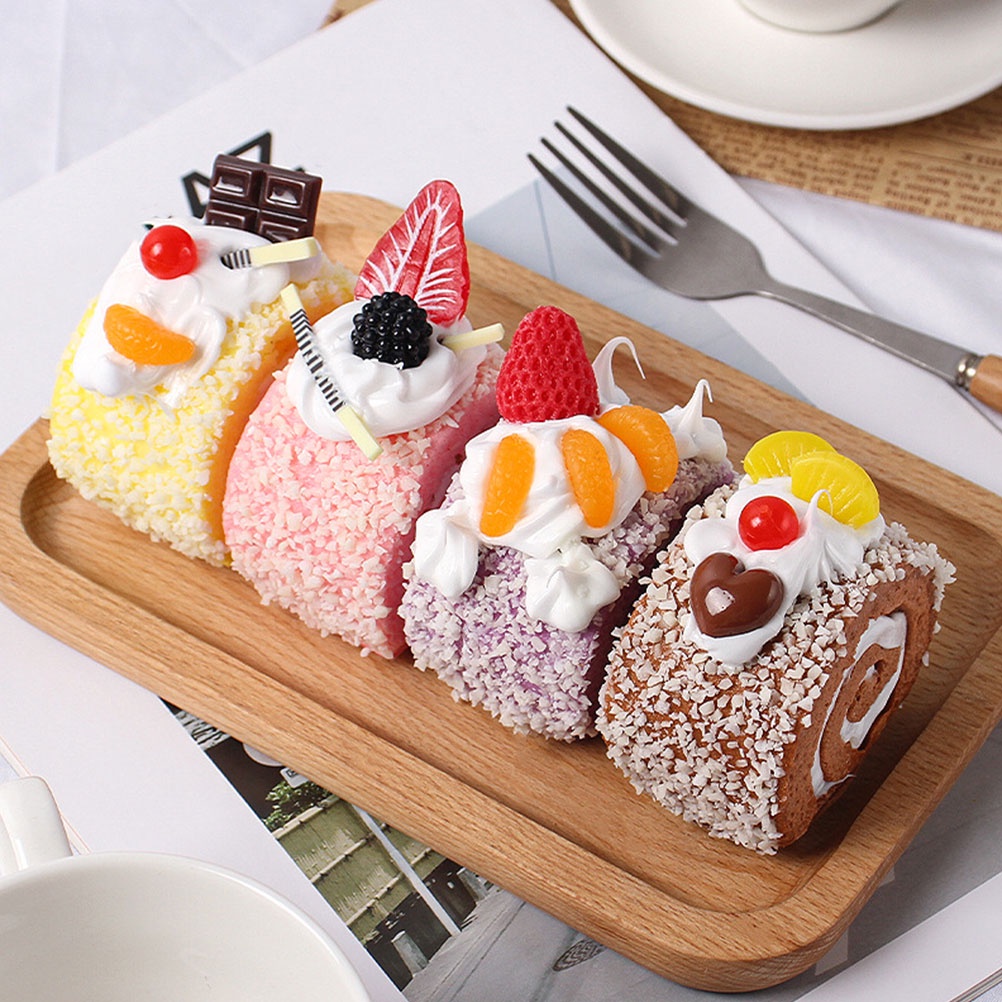 6 Pcs Simulation Cake Faux Model Artificial Delicate Models Decor ...