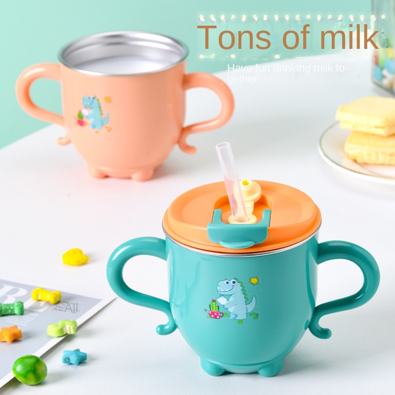 Colorful Childhood Children 316 Stainless Steel Drinking Cup Milk Cup ...