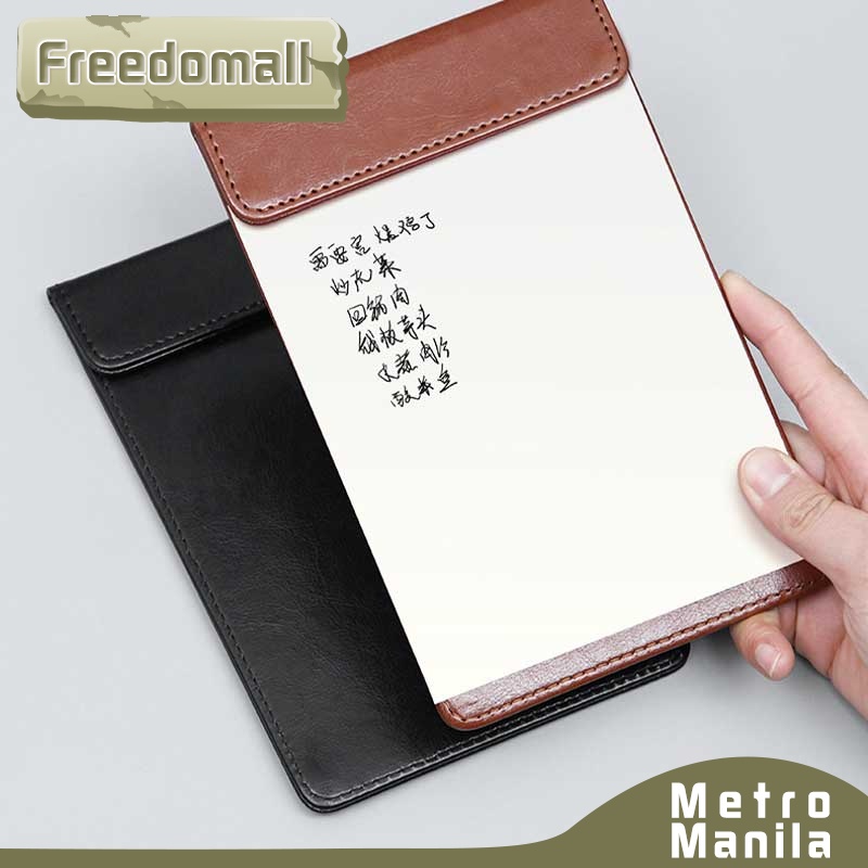 Checkout Clip Receipt Holder Magnetic Leather Restaurant Menu Clipboard ...