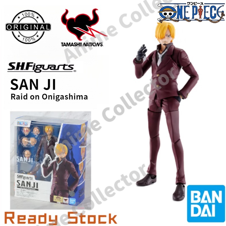 【In Stock】BANDAI Shf S.H.Figurarts One Piece Sanji Raid on Onigashima ...