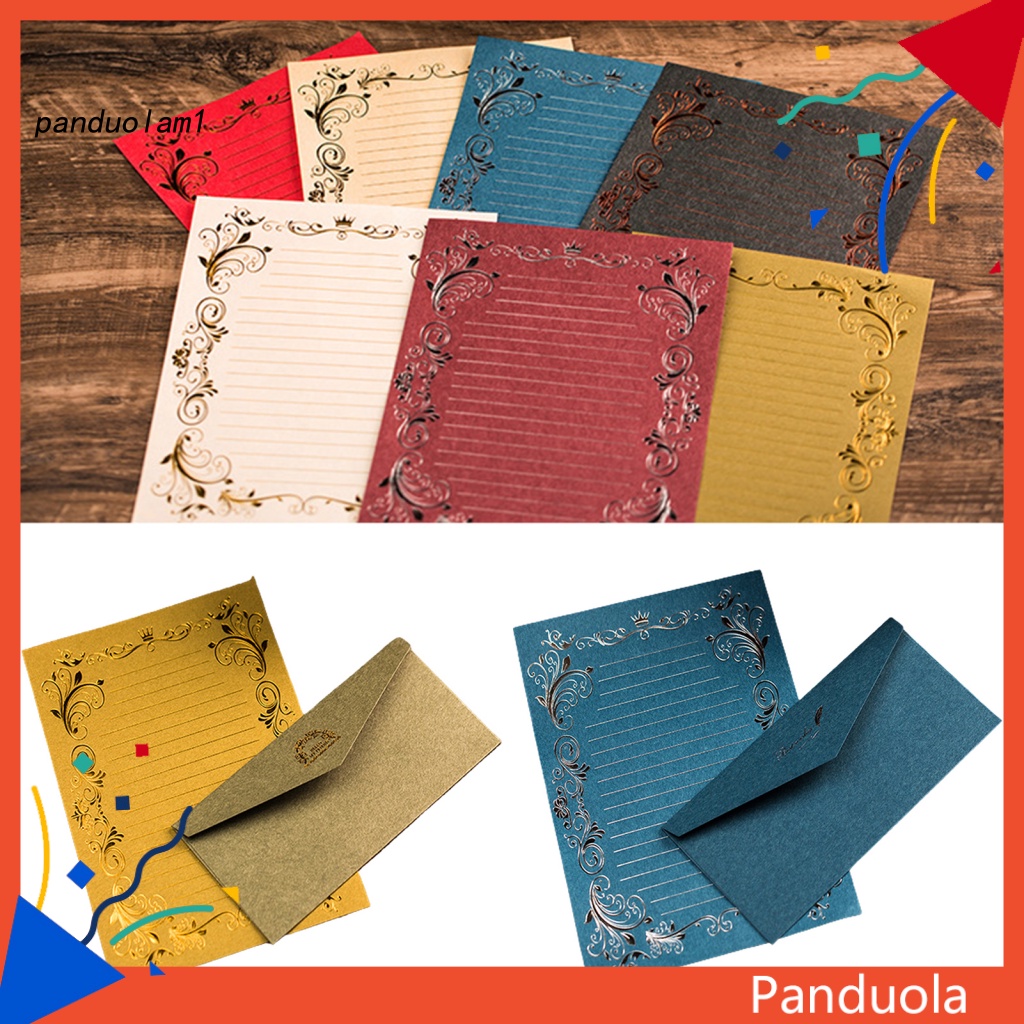 PANDU Vintage-inspired Letter Set Retro Letter Paper Vintage Style ...