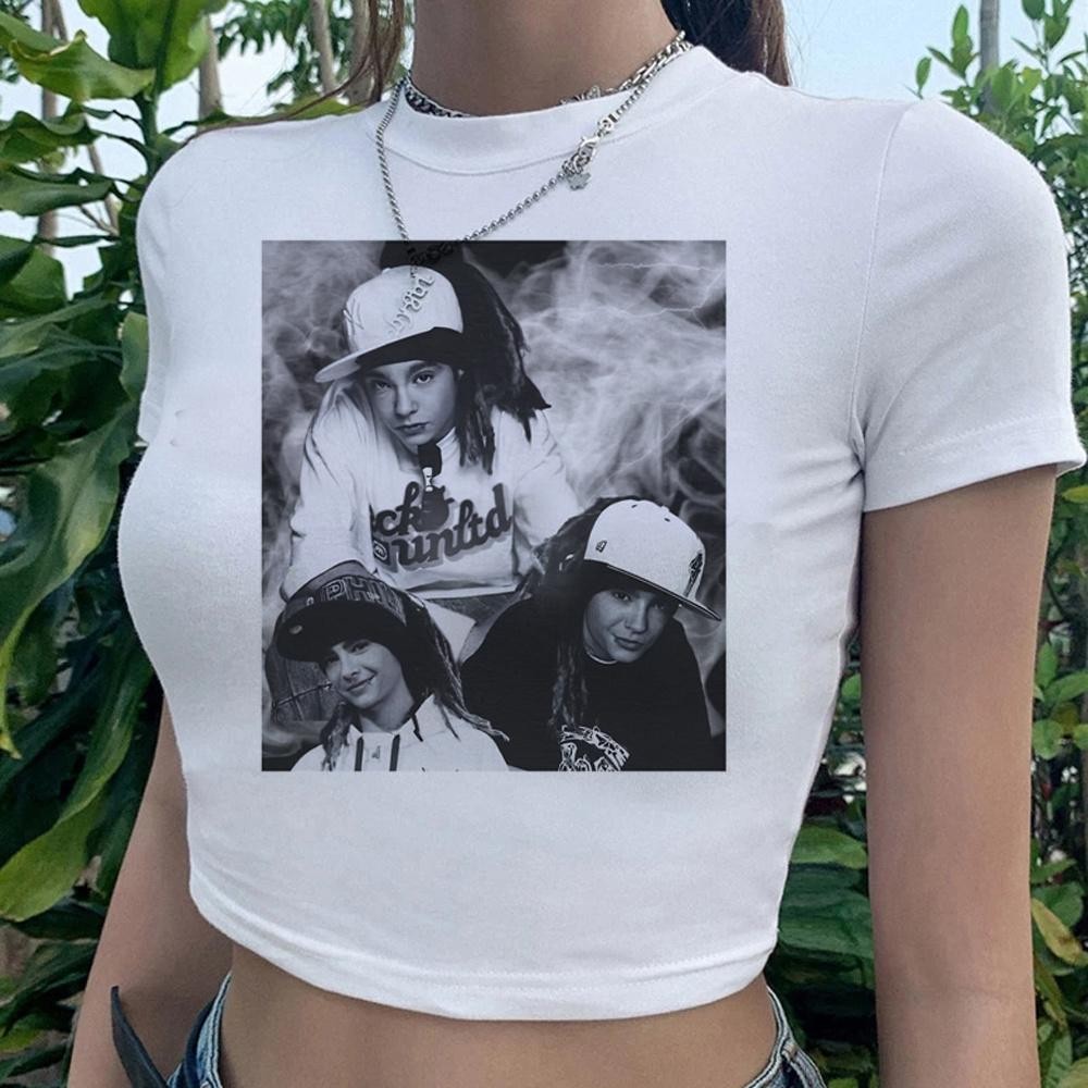 Tokio Hotel goth yk2 fairycore crop top girl kawai Harajuku cute ...