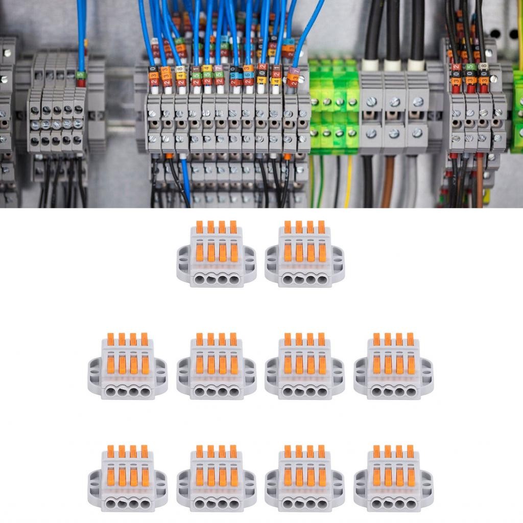 Dajrrhd 4 Way 8 Port Conductor Electroplated Copper Guide Bar Air ...