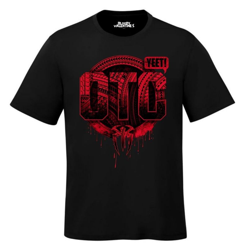 WWE Roman Reigns OTC YEET The Bloodline T-Shirt / Kaos Wrestling Murah ...