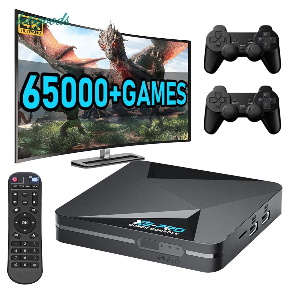 Super Console X2 Pro Retro Game Console with 100000+ Games for MAME/ARCADE/Sega Saturn/DC 4K HD ...