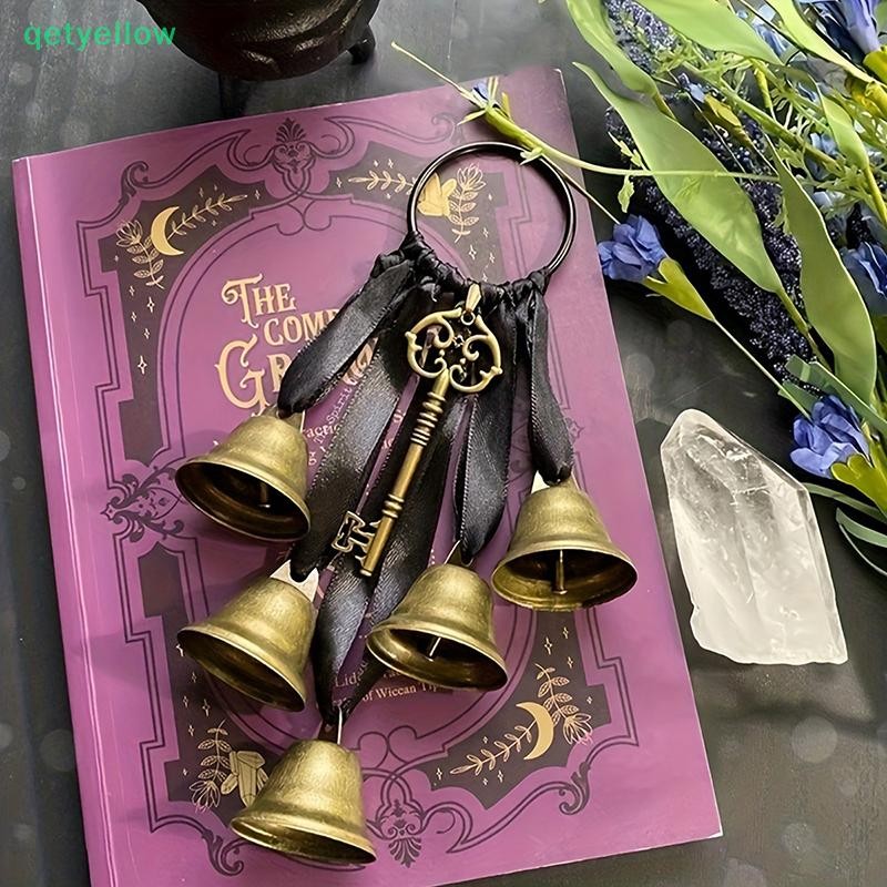 【qetyellow】 Witch's Delight Bell Enchanting Witchcraft Decor Wall Home ...