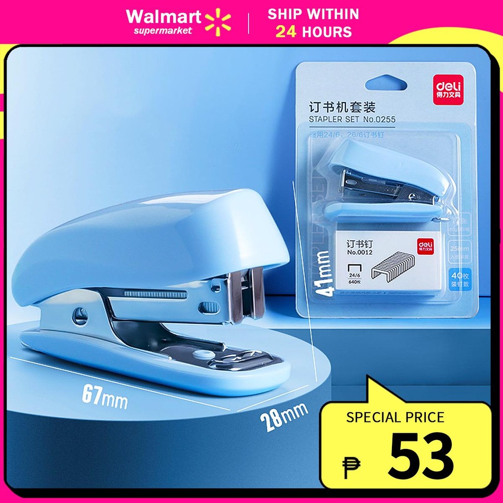 【Walmart】Mini Stapler Set - Portable Stapler with Staples for Students ...