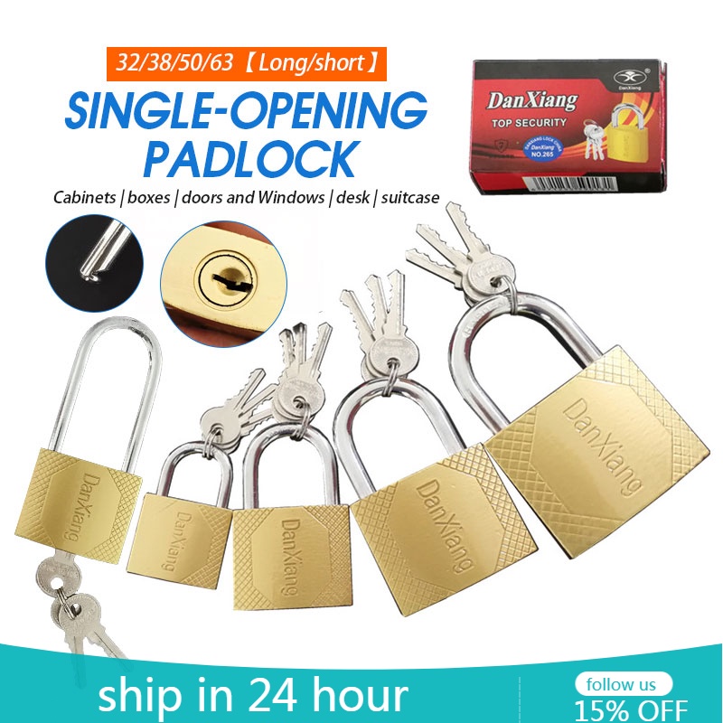 Padlock Heavy-duty Security Stainless Padlock (PER PIECE) | Shopee ...
