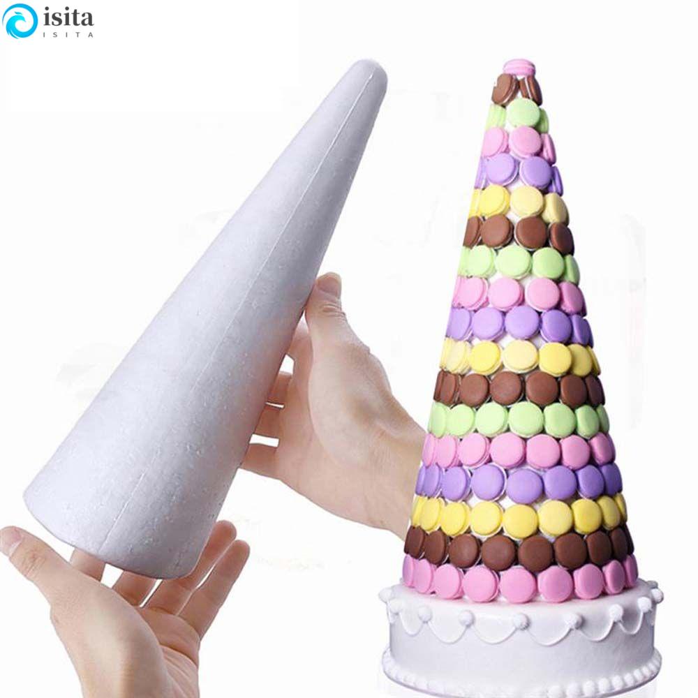 ISITA Party Styrofoam Ornament Foam Cone Foam Decorations Christmas ...
