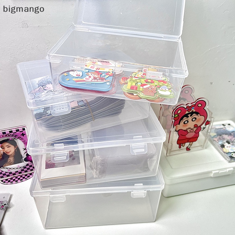 BMPH Belle INS Transparent Plastic Storage Box Photocards Holder Desk ...