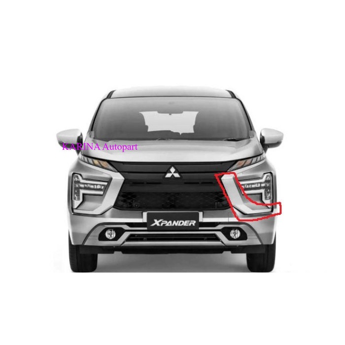 Garnish List Chrome Bottom Bumper Front Bumper Original Mitsubishi New ...