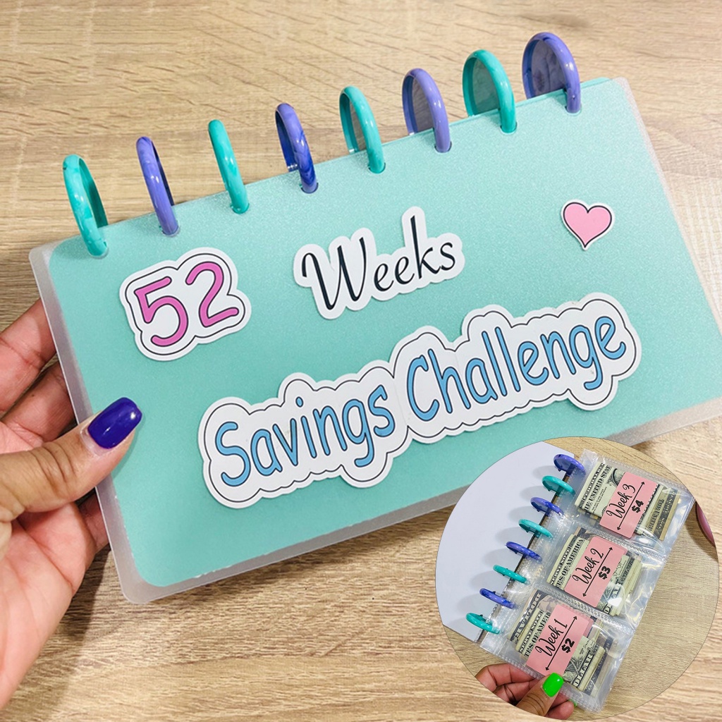 Couple Saving Binder Personal Saving Binder Book Planner 52 Week Saving ...