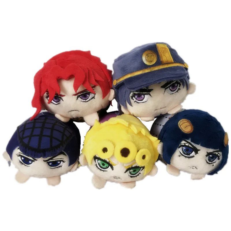 Cute Cartoon JoJo Bizarre Adventure Plush Toy Kujo Jotaro Higashikata ...