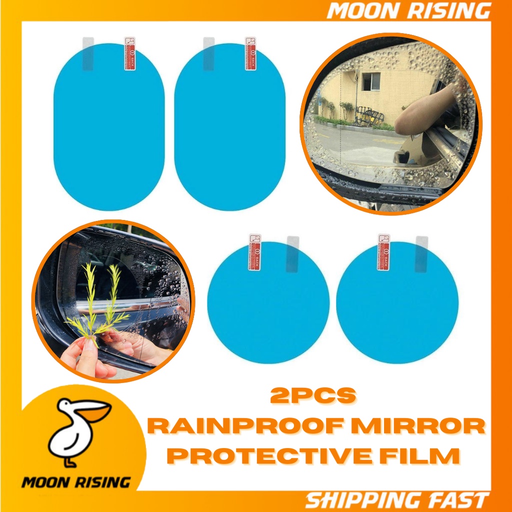 2PCS RAINPROOF MIRROR PROTECTIVE FILM [MOON RISING] | Shopee Philippines