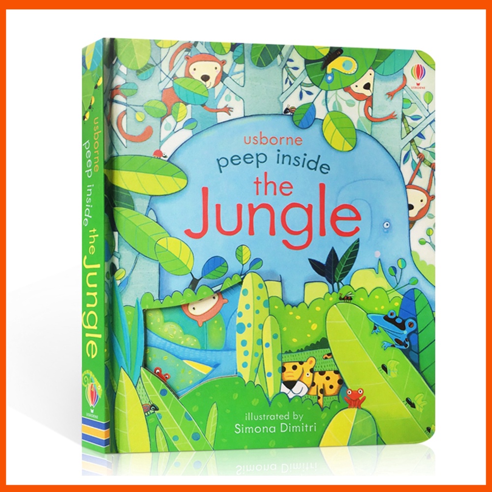 Usborne Peep Inside The Jungle Children English Educational Picture ...