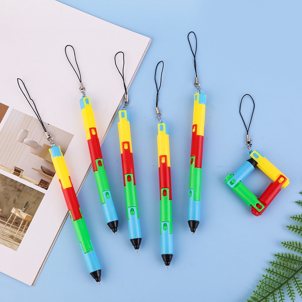 Creative Lanyard Folding Ballpoint Pen Pen Flexible Deformation ...
