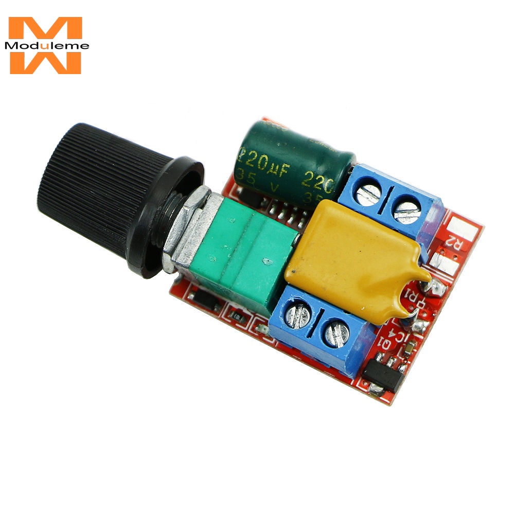 DC Motor PWM Speed Controller 3V 6V 12V 24V 35V Speed Control Switch Mini LED Dimmer 5A 90W ...