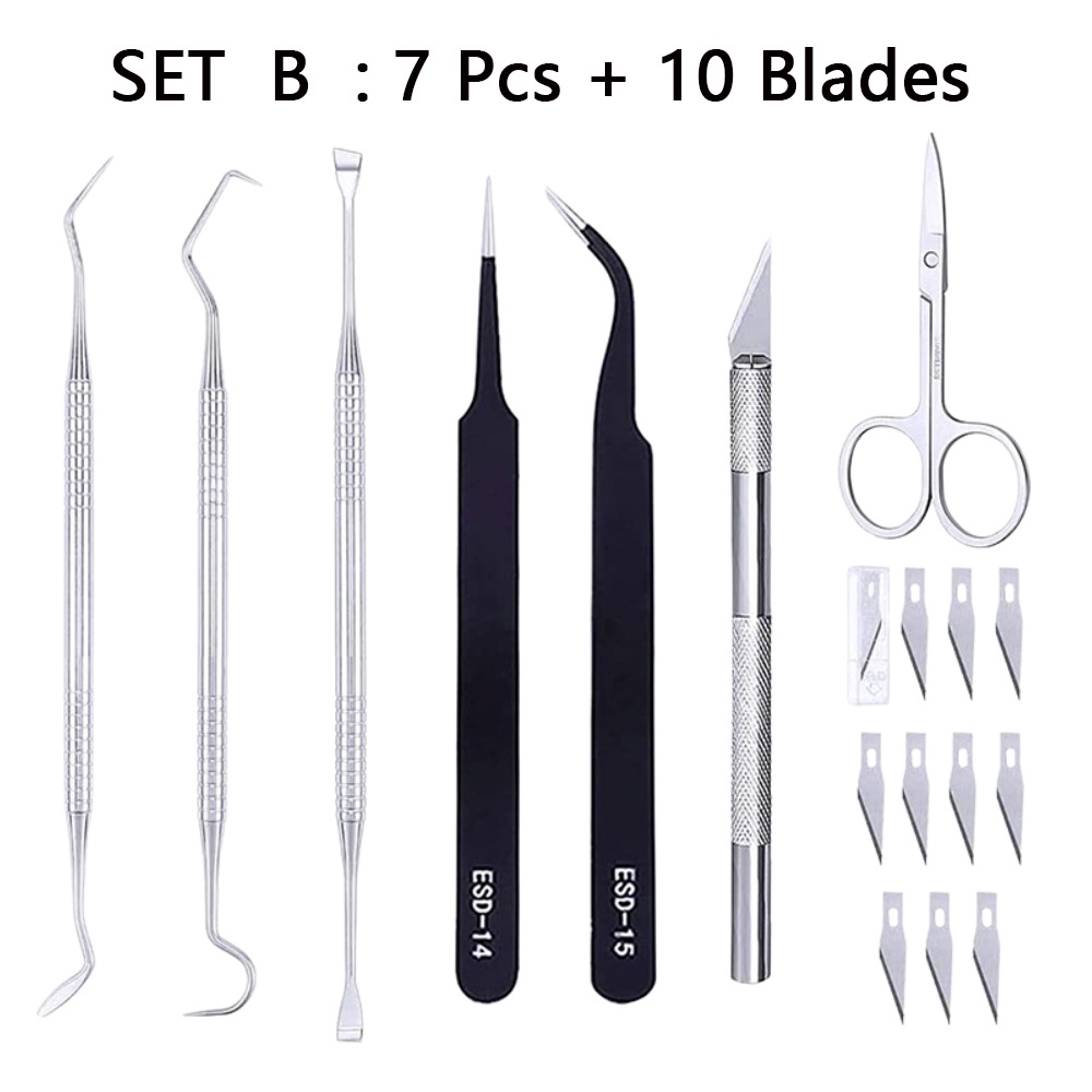 Basic Craft Vinyl Weeding Tools Set DIY Sewing Stitching Punch Carving ...