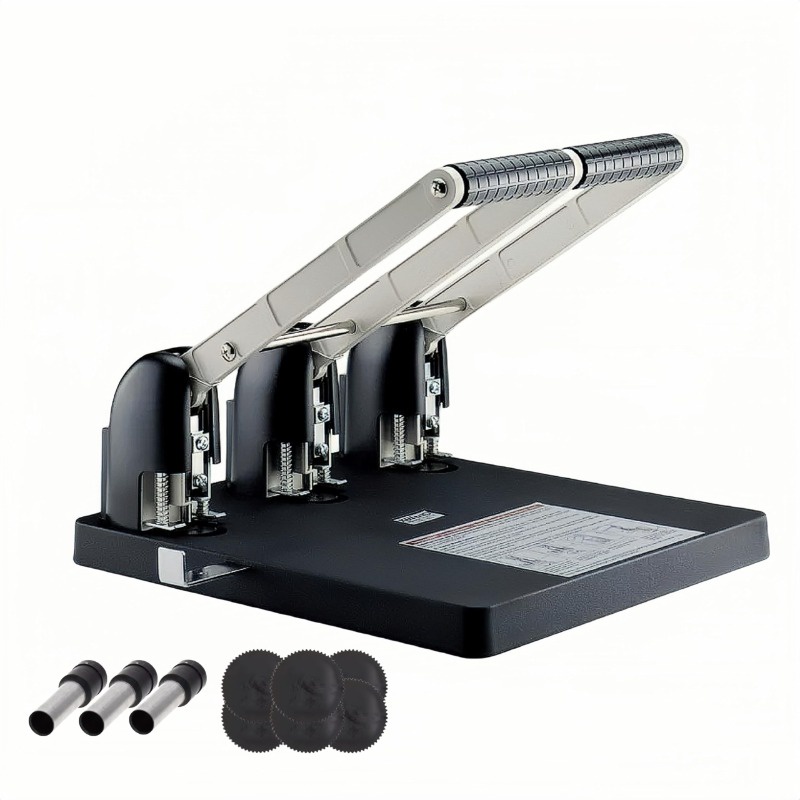 Extra Heavy-Duty Three-Hole Punch, Changeable Hollow Punch Pin, 3 Holes ...