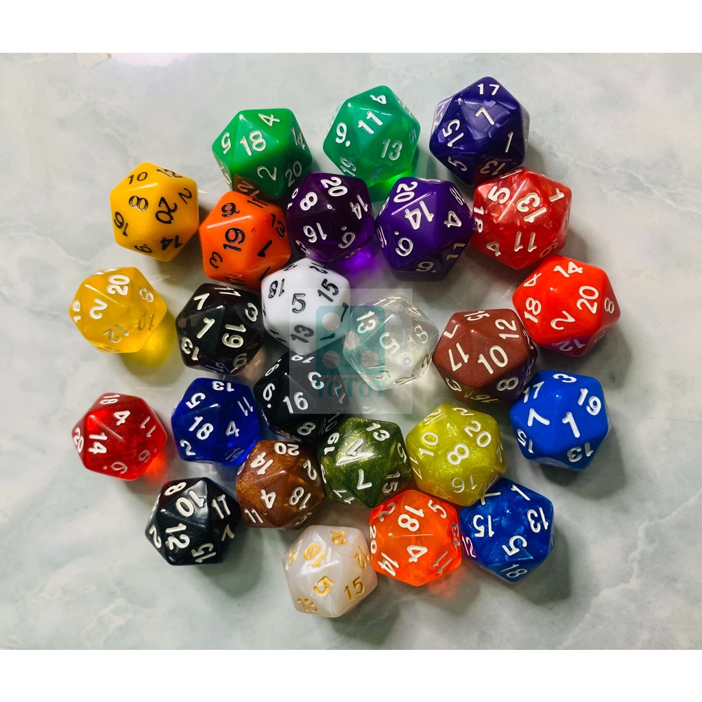 20-sided Dice, Multi-Touch, Toy Accessories, boardgame For Parties ...