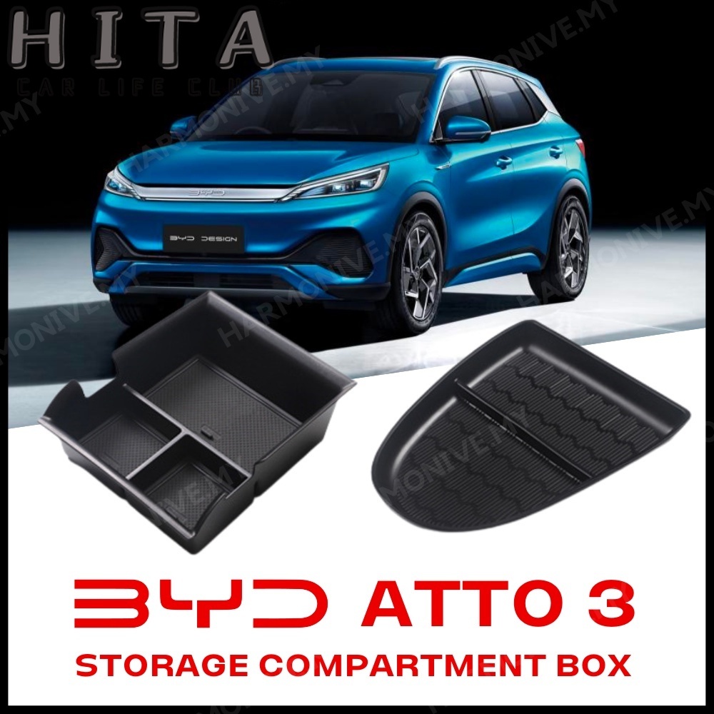 BYD ATTO 3 Armrest Storage Organizers Compartment Box | Shopee Philippines